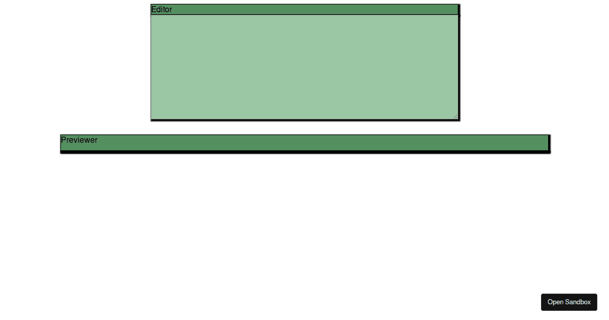 markdown previewer - Codesandbox markdown previewer - Codesandbox