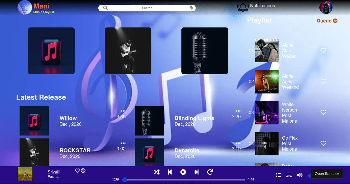 music-player-1 - Codesandbox