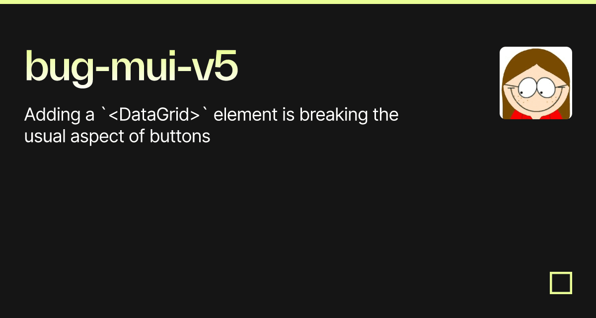 bug-mui-v5 - Codesandbox