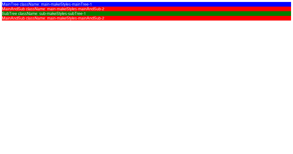 Nested Stylesprovider Codesandbox