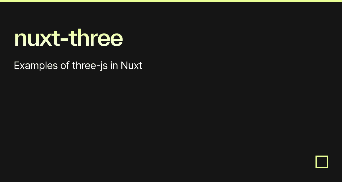 nuxt-three - Codesandbox