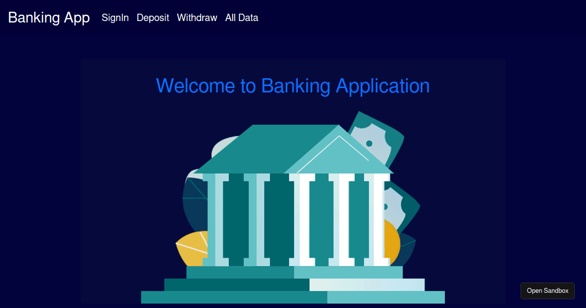 bank-project - Codesandbox