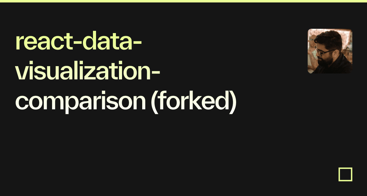 react-data-visualization-comparison (forked) - Codesandbox