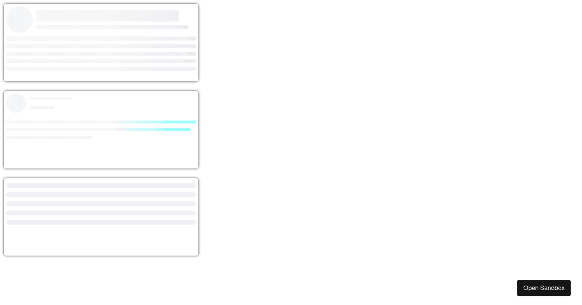 React example - Codesandbox