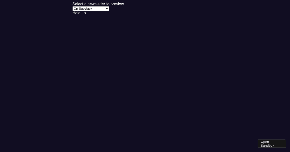 react-substack-demo - Codesandbox