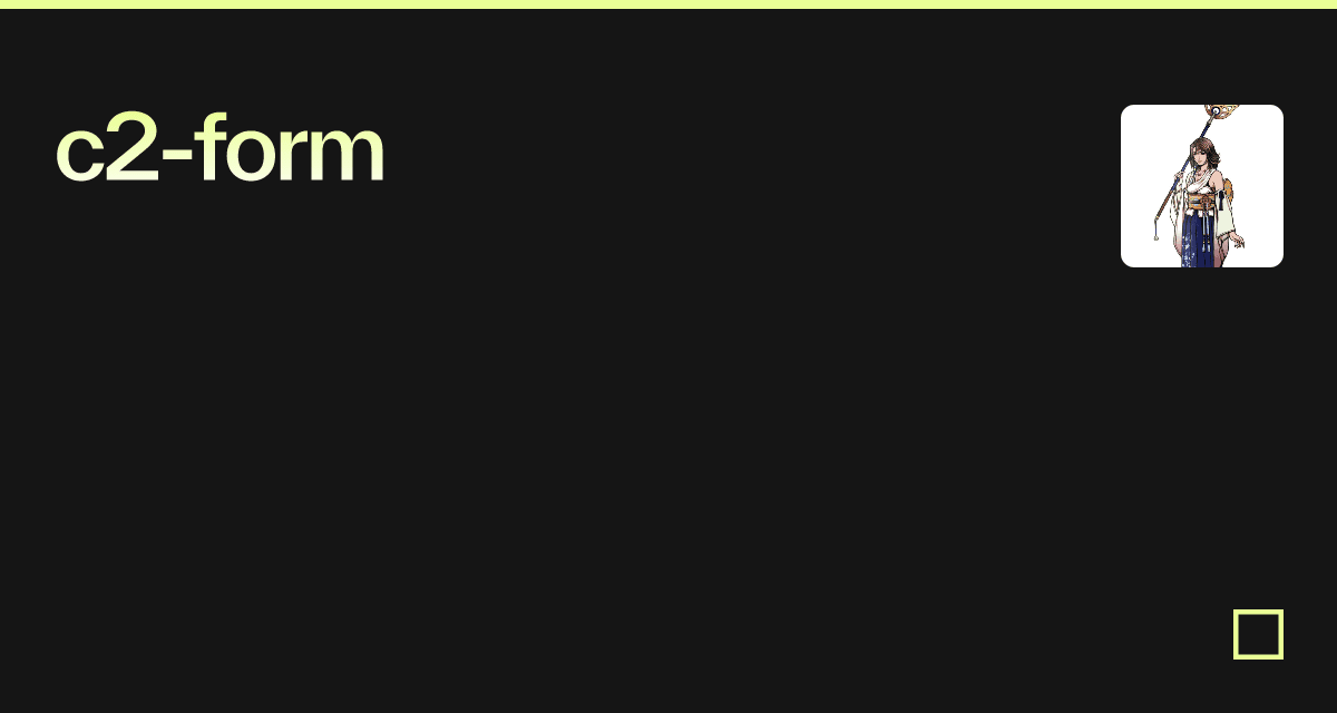 c2-form - Codesandbox
