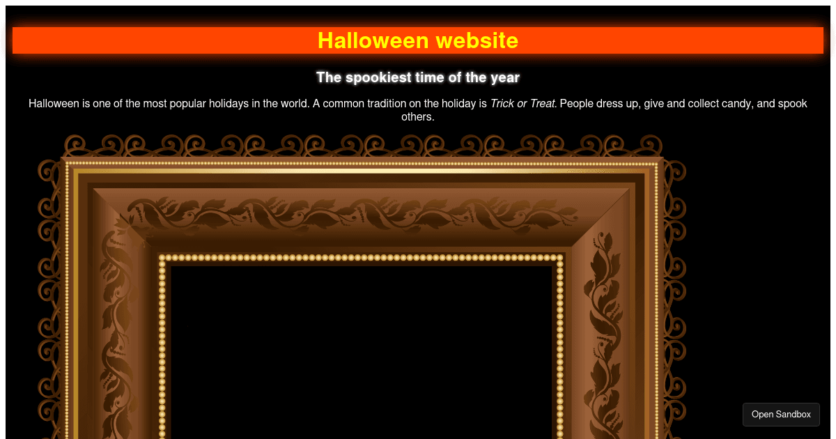 codeyoung 11/3/2023 halloween website - Codesandbox