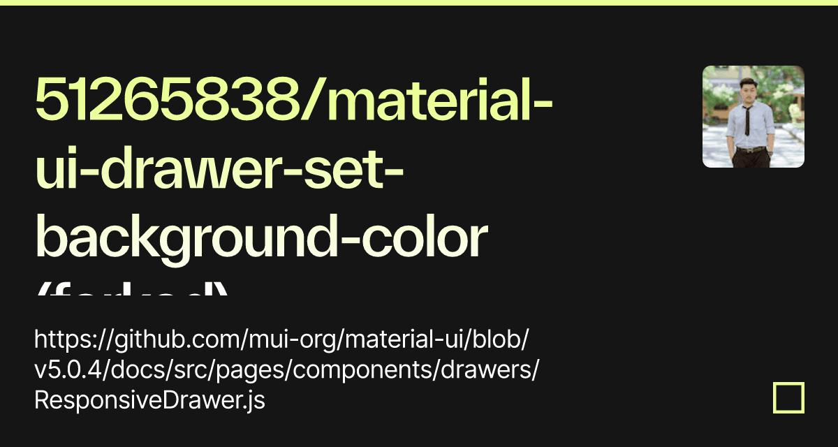 51265838/material-ui-drawer-set-background-color (forked) - Codesandbox
