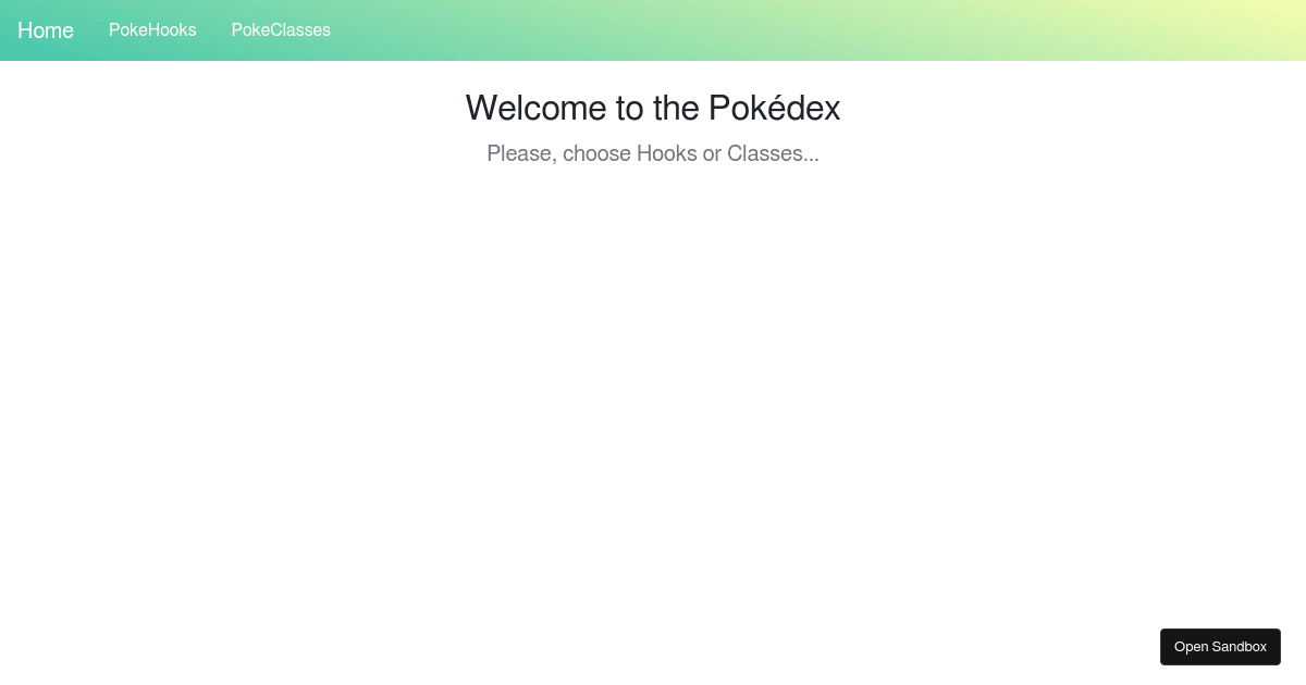 Homework1 Reactclassesandfunctional Comp Codesandbox 