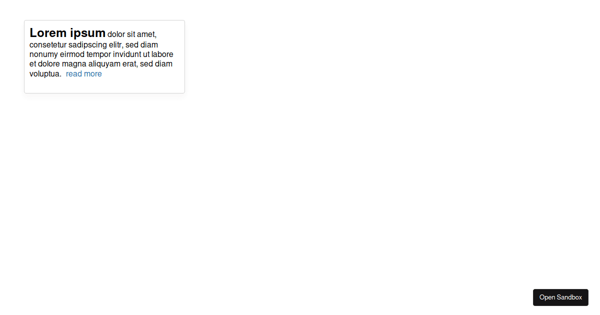 Trim HTML Text - Classes - Codesandbox