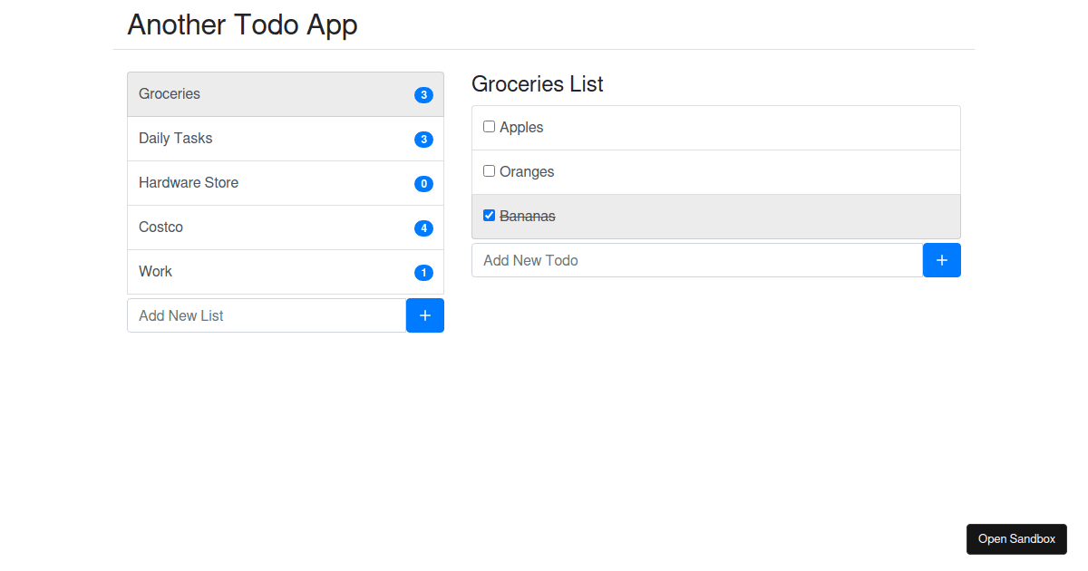 todo-app - Codesandbox