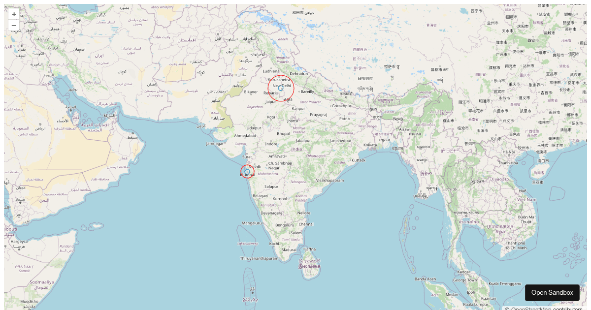 Blinking Map OpenLayer (forked) - Codesandbox