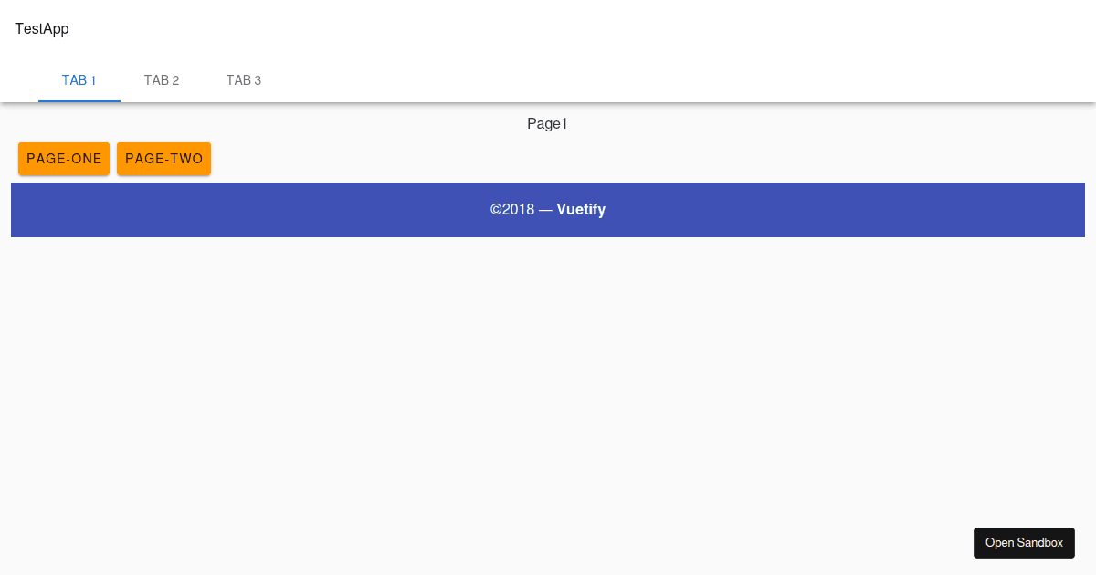 Vue Template - Codesandbox