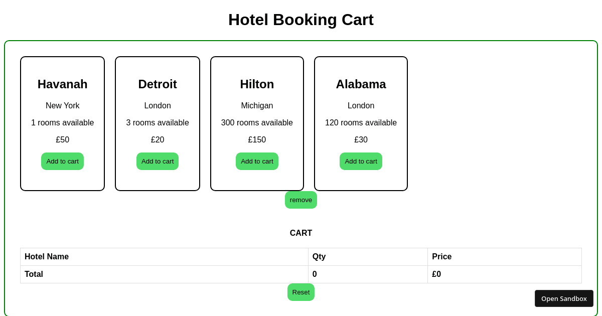 Basit-Dev/Hotel-booking-cart - Codesandbox