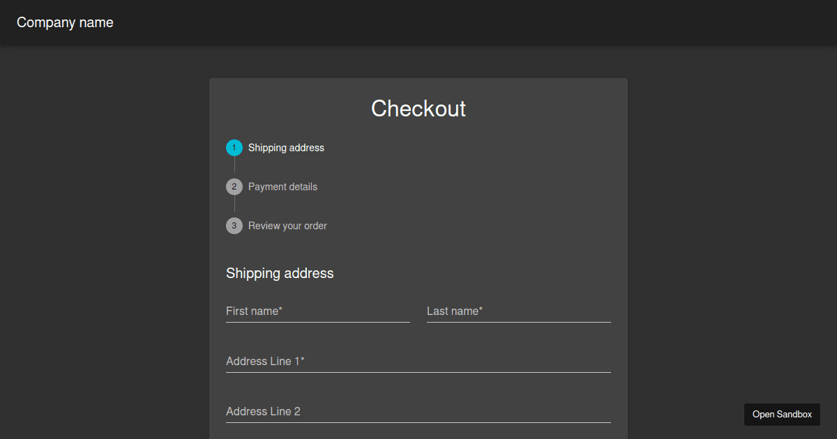 Building multi-step form with Formik & Yup (forked) - Codesandbox
