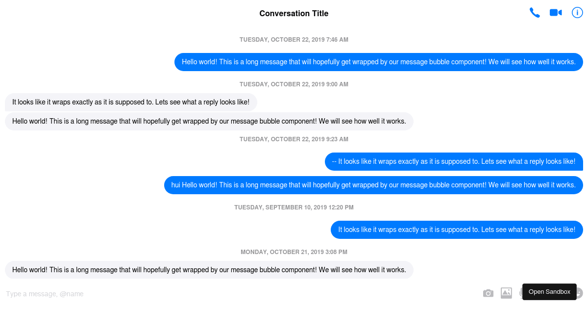 messenger-ui - Codesandbox