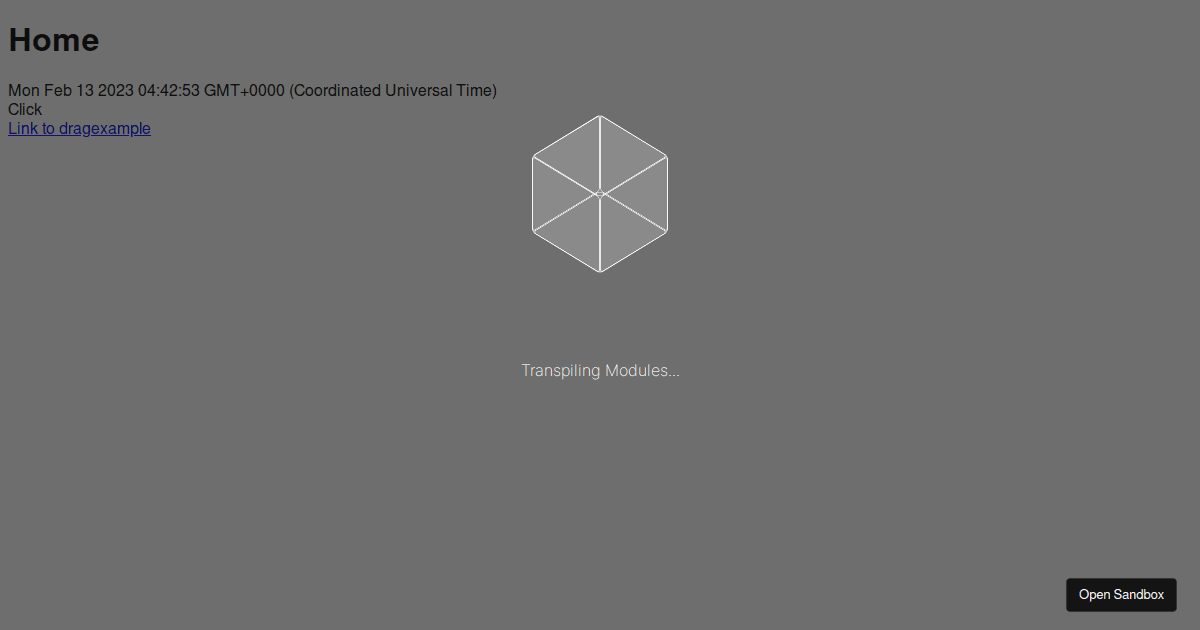 Test React Router Stack Forked Codesandbox