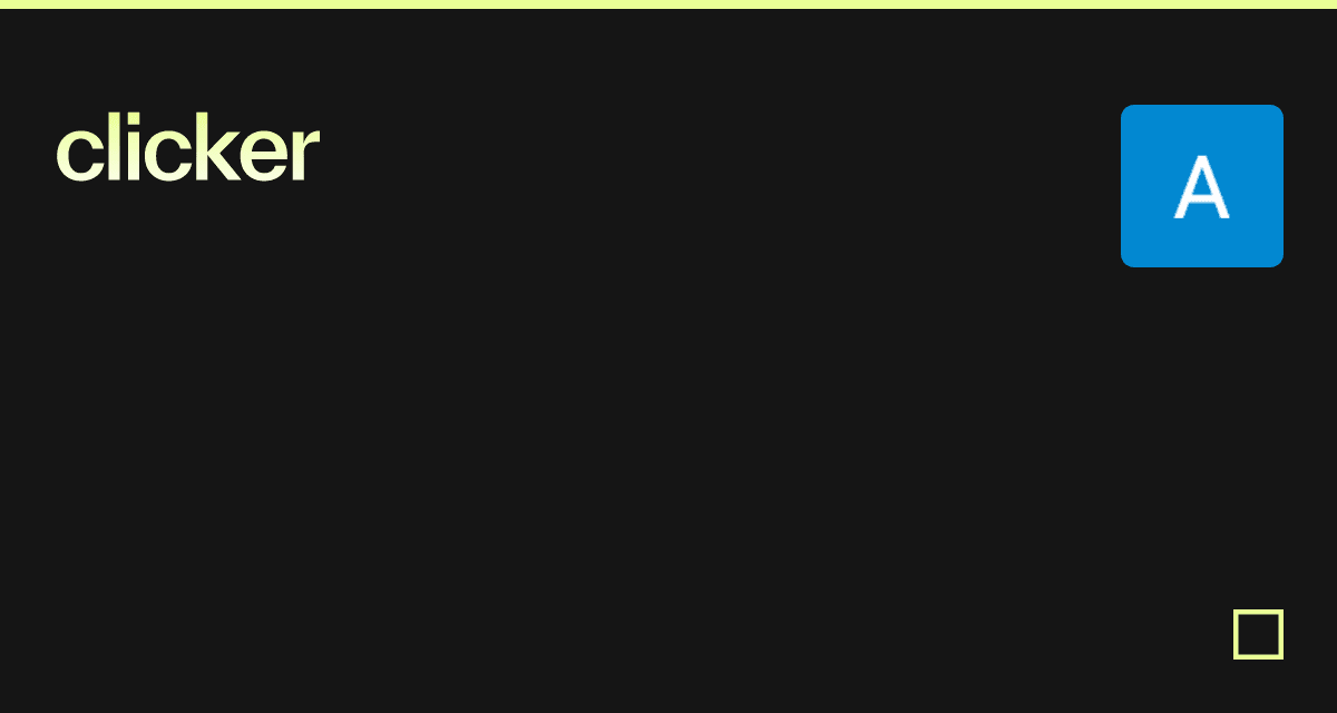 clicker - Codesandbox