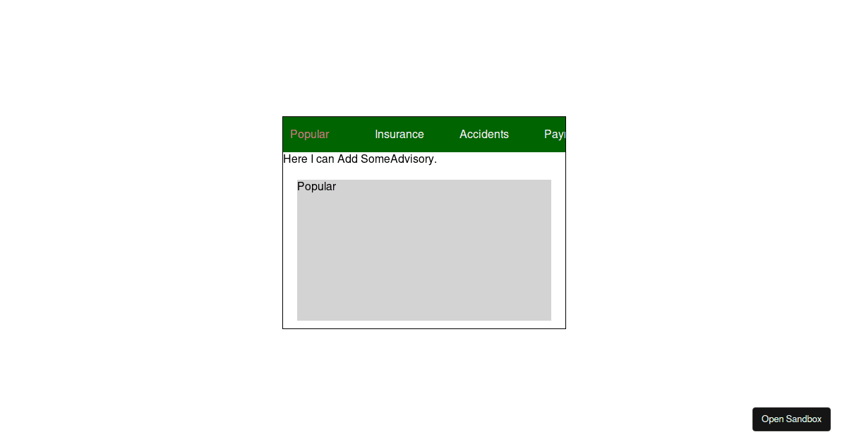 scrollable-tab - Codesandbox