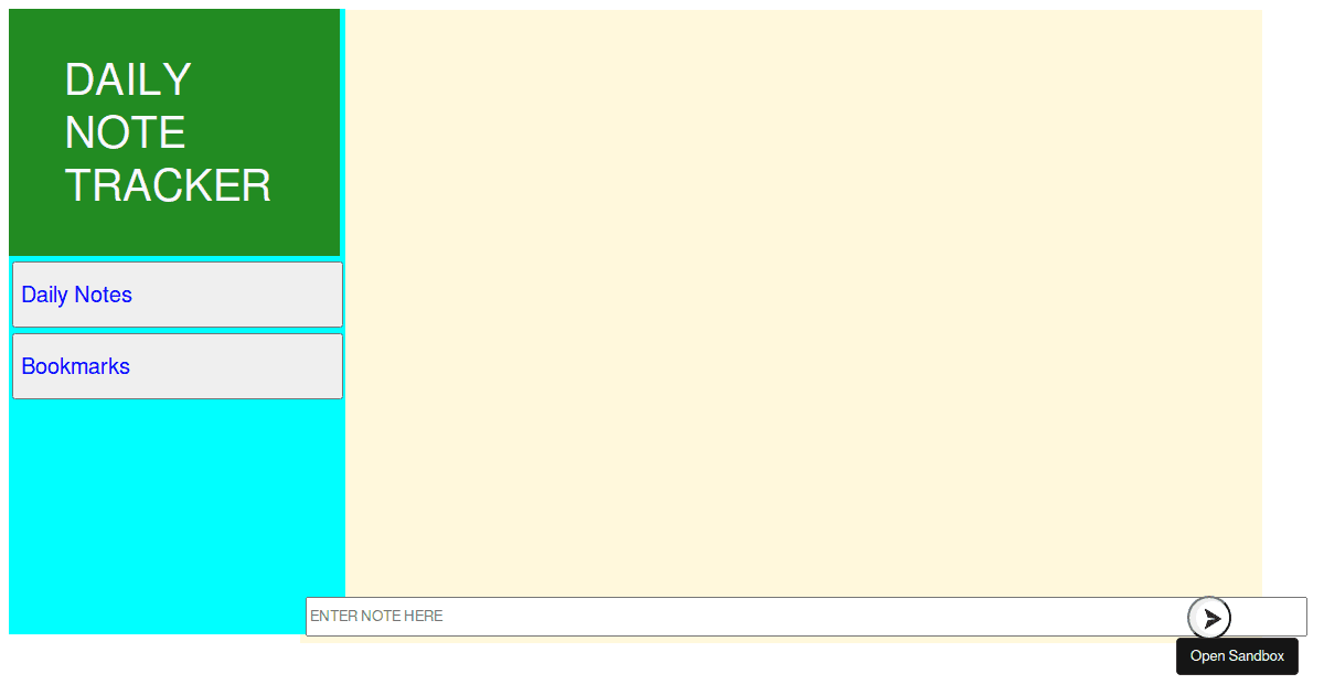 note-tracking-app - Codesandbox