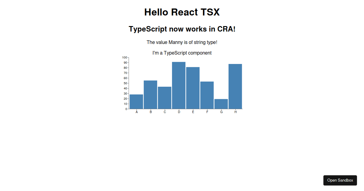 Linkedin React Typescript Codesandbox
