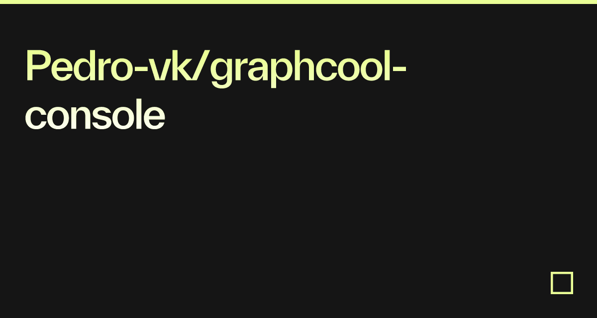 Pedro-vk/graphcool-console - Codesandbox