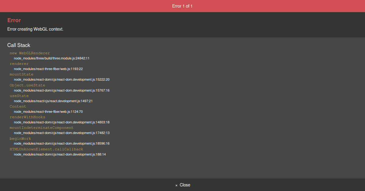 Lightweight react-three-fiber template - Codesandbox