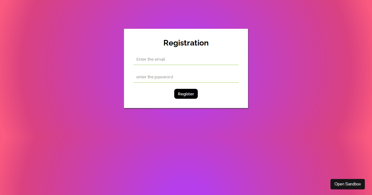 styling-a-css-form-and-adding-shine-effect - Codesandbox