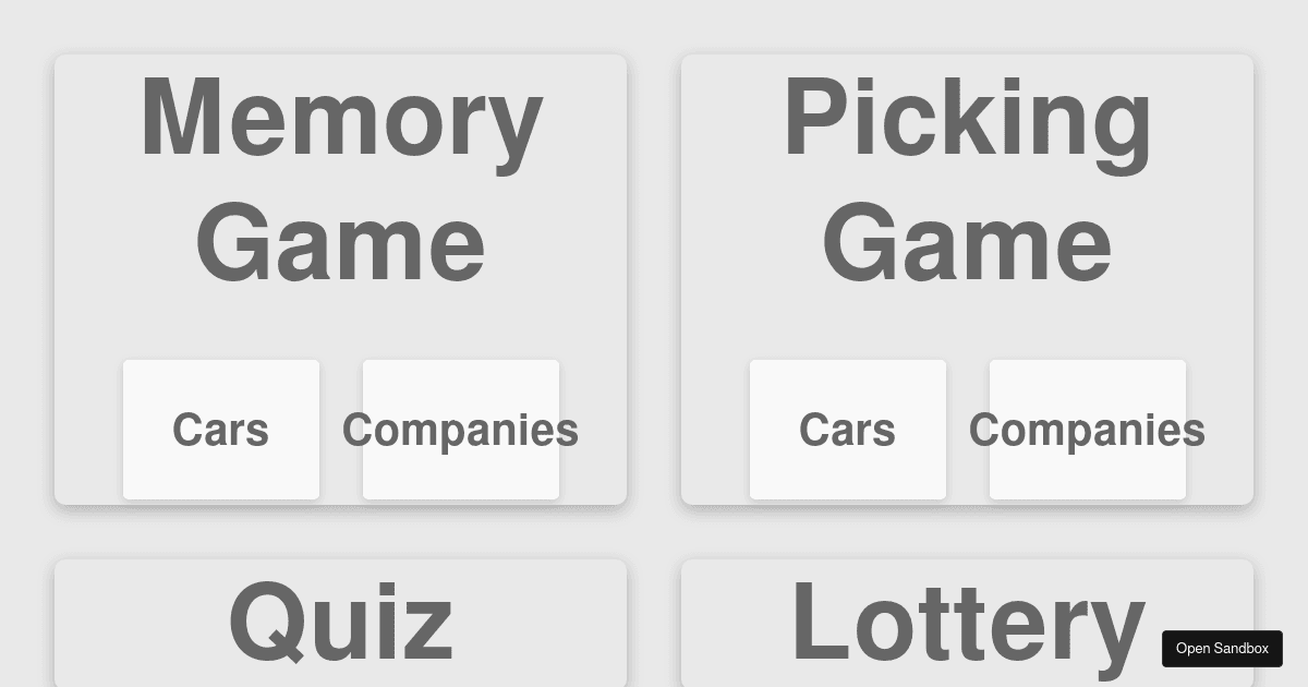 Bastille Games (Final) - Codesandbox
