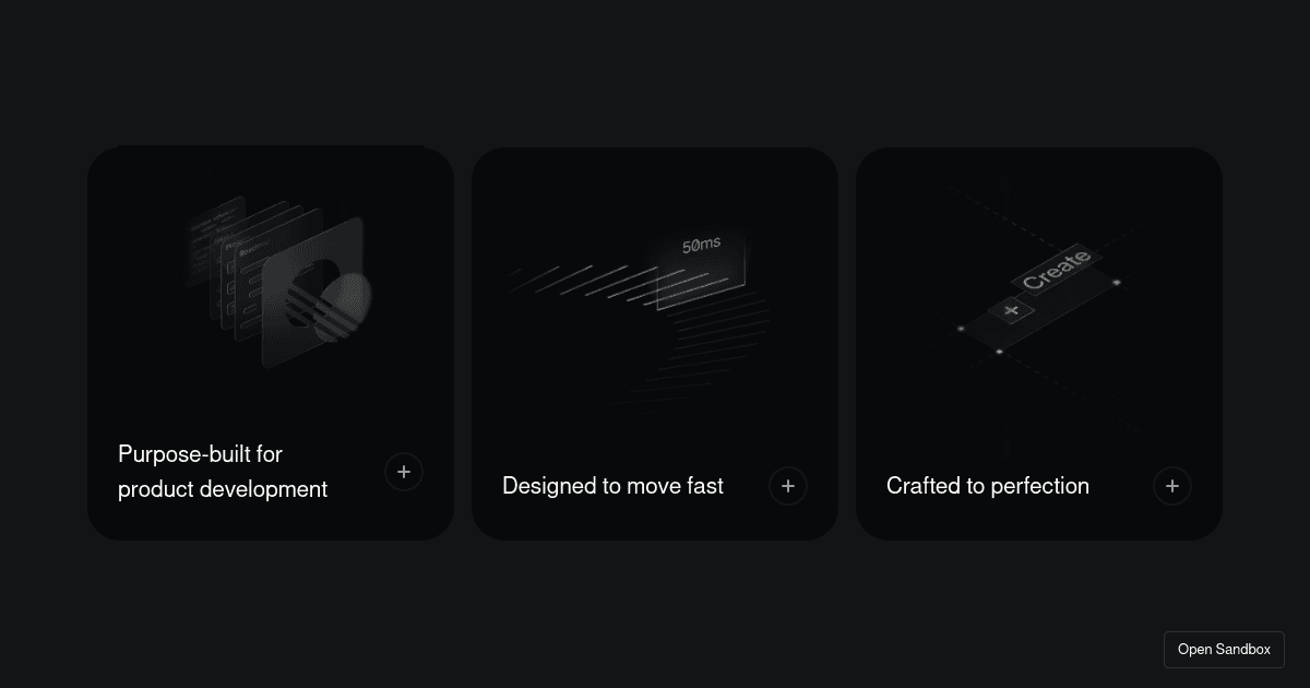 Framer Motion: Linear's Shared Layout Animation - Codesandbox