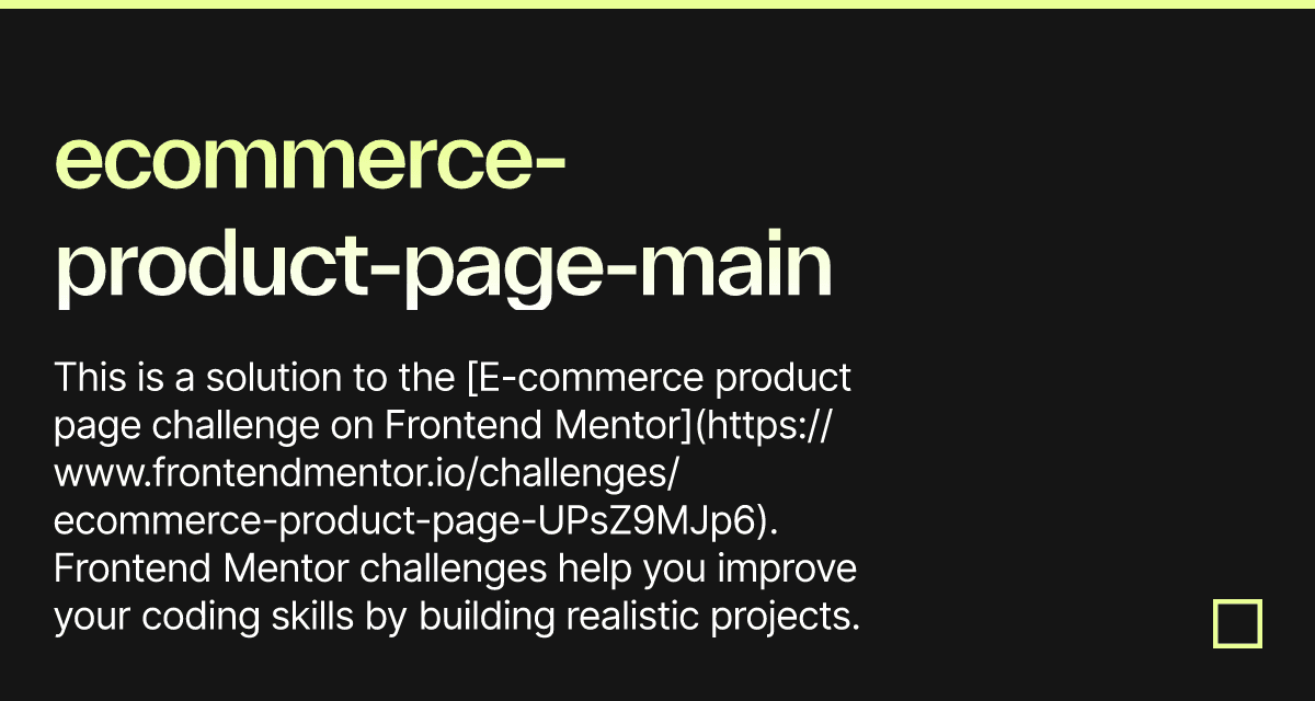 ecommerce-product-page-main - Codesandbox
