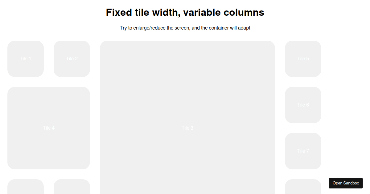 react-tiles-dnd-responsive (forked) - Codesandbox