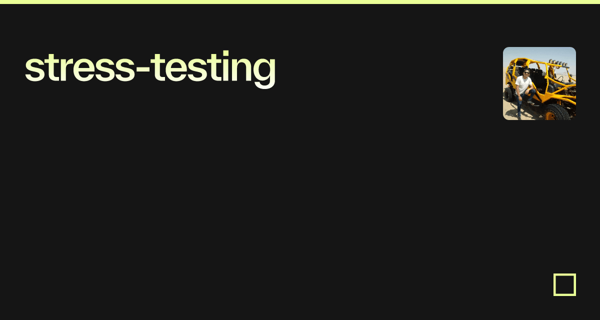 stress-testing - Codesandbox