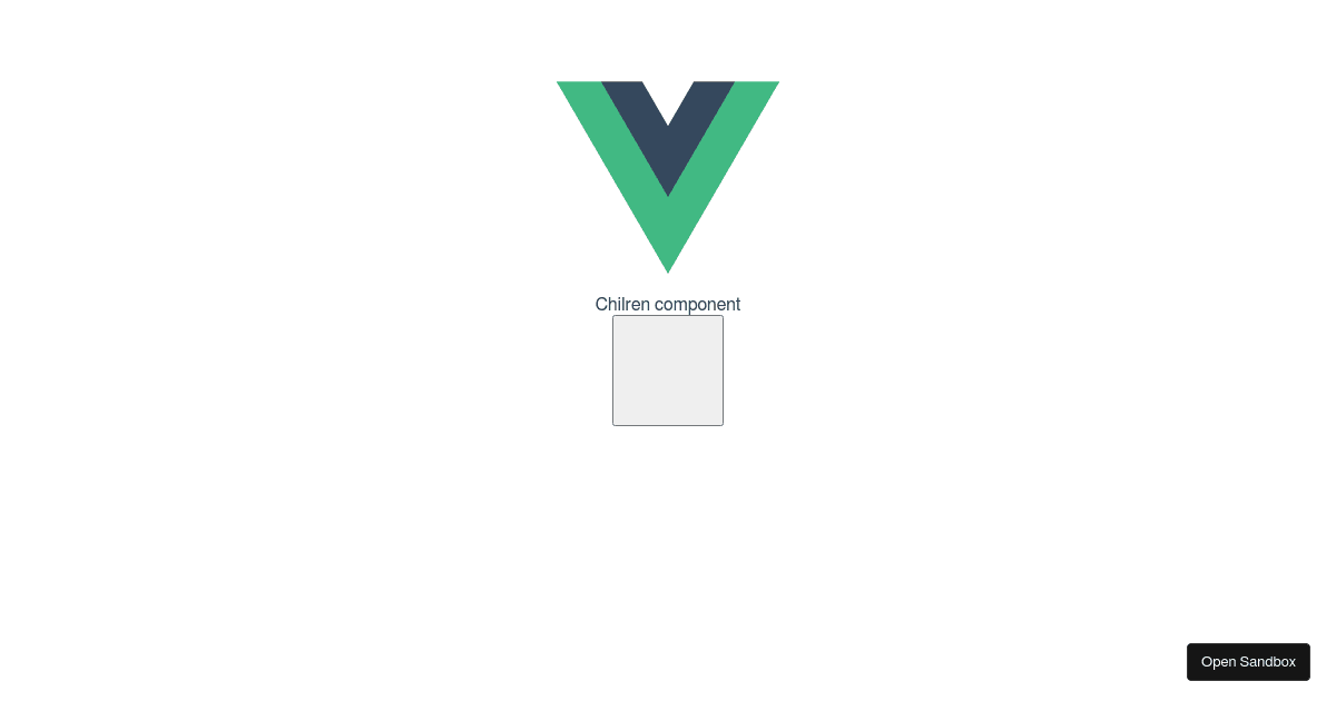 Vue 3 call children method from parent - Codesandbox