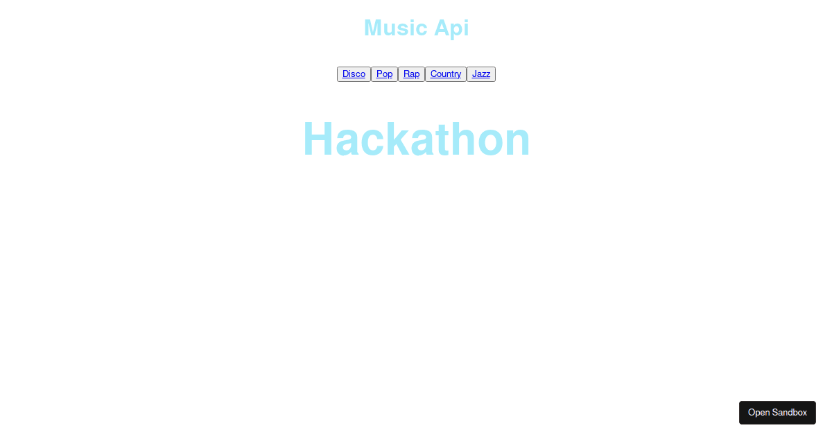 api-hackathon - Codesandbox