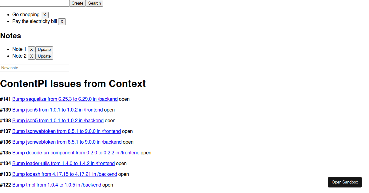 React17 Patterns Codesandbox