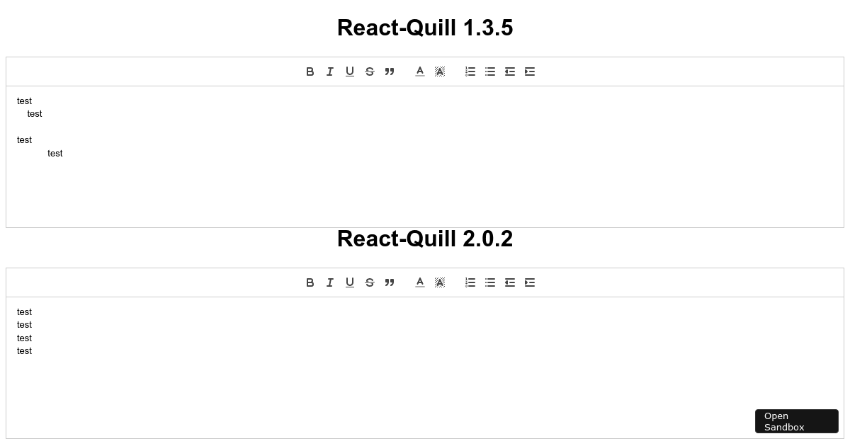 react-quill-preserve-whitespace (forked) - Codesandbox react-quill-preserve-whitespace (forked) - Codesandbox