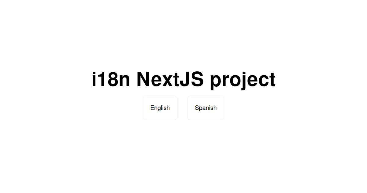i18n NextJS Projext - Codesandbox