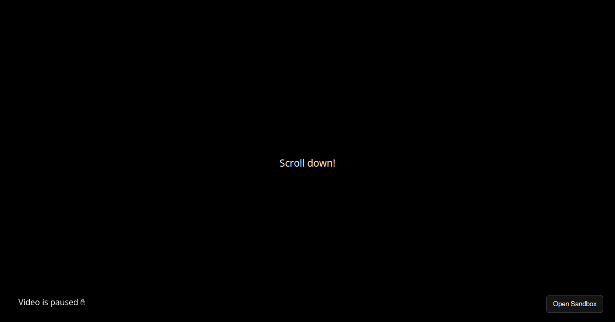ReactPlayer HLS with Intersection Observer - Codesandbox