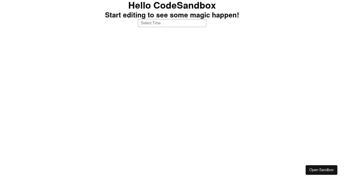musing-sanne - Codesandbox