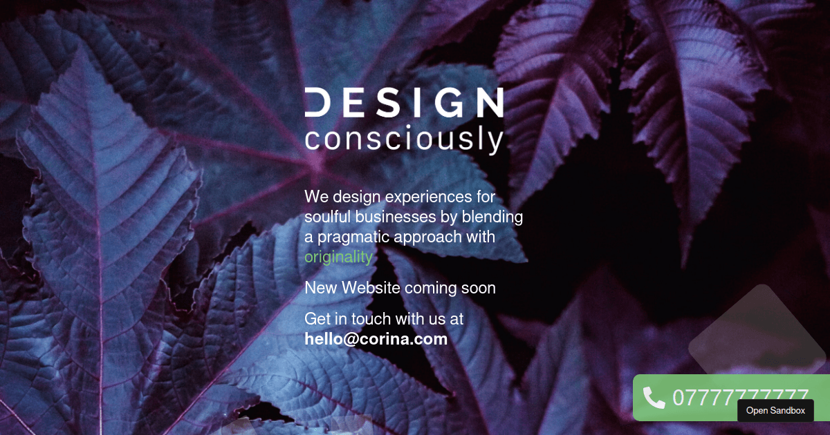 coming soon - Codesandbox