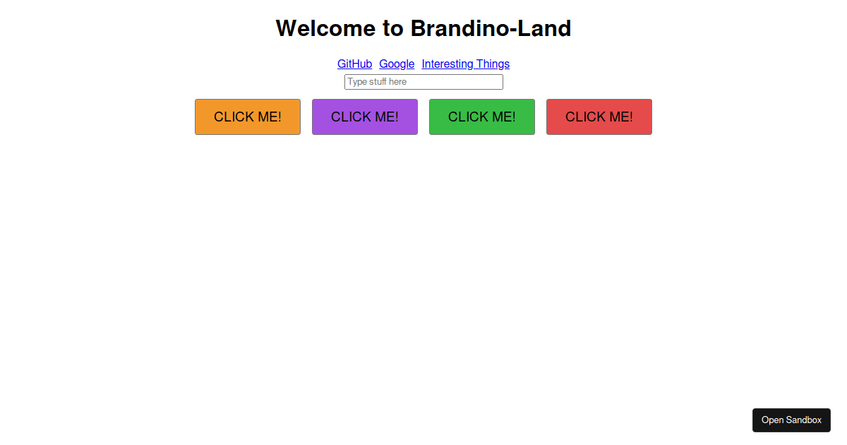 React Jest And Enzyme Testing Codesandbox