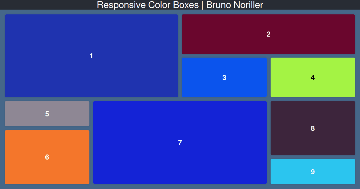 responsive-color-boxes - Codesandbox