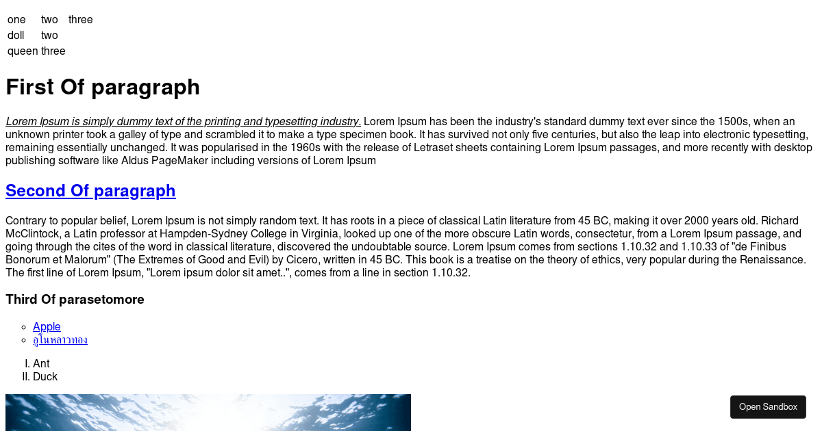 Example (forked) - Codesandbox