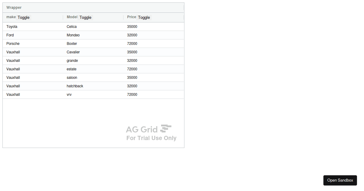 ag-grid react toggle floating filter - Codesandbox ag-grid react toggle floating filter - Codesandbox