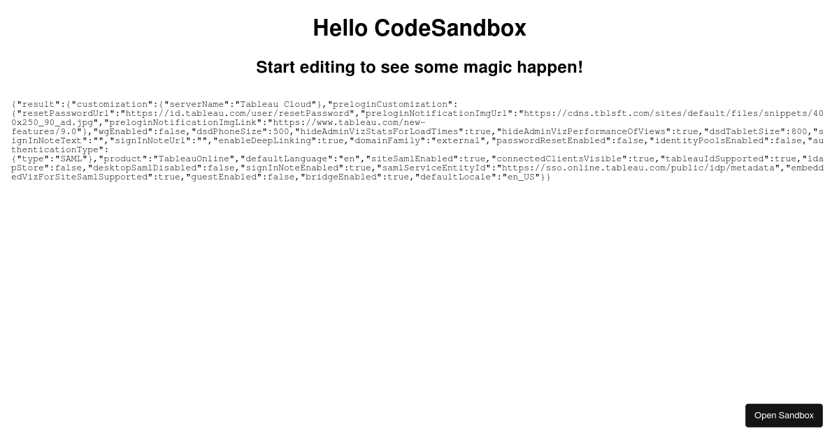 tableau-jwt-token-jws (forked) - Codesandbox
