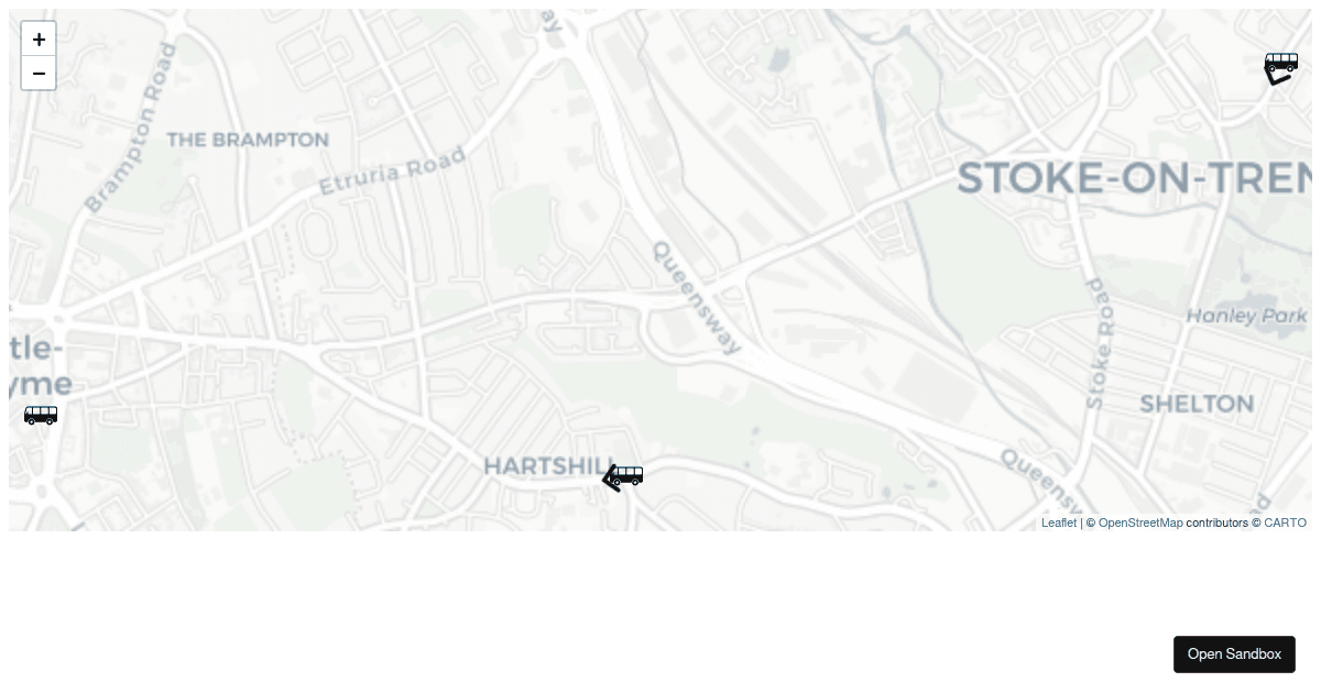 buses-on-a-map - Codesandbox