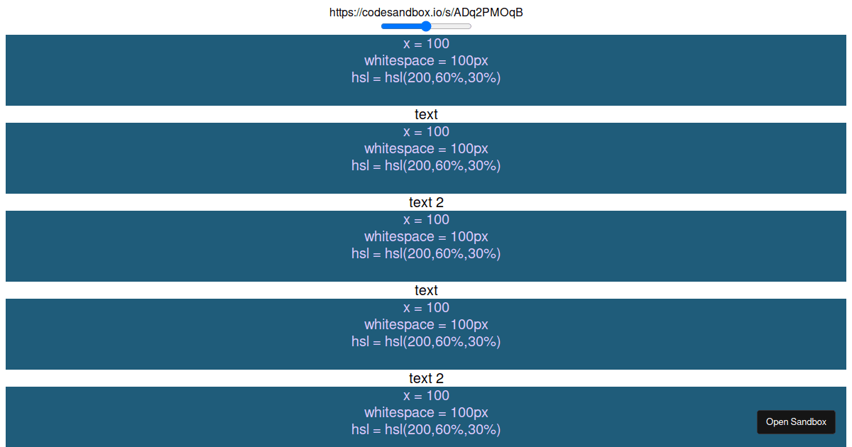I feel glamorous - Codesandbox