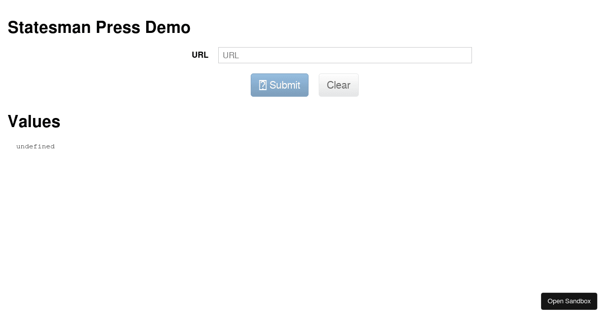 Redux Form Simple Example Codesandbox