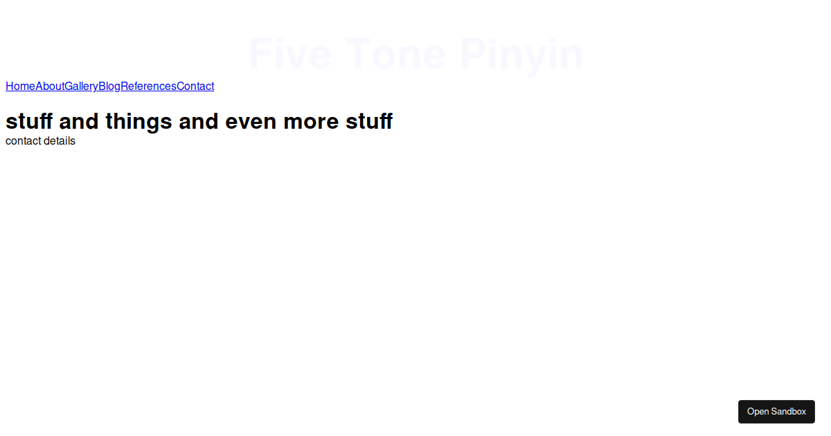 pinyin_add a router - Codesandbox